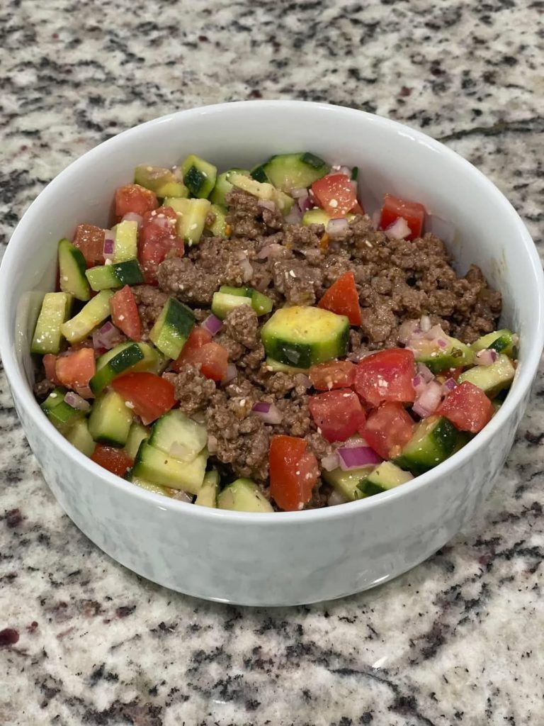 Lean Ground Beef Salad Bowl – Recipes Pro