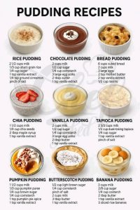 Types of Pudding Recipes – Delicious Varieties from Around the World ...