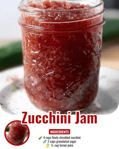 Zucchini Jam – Recipes Pro