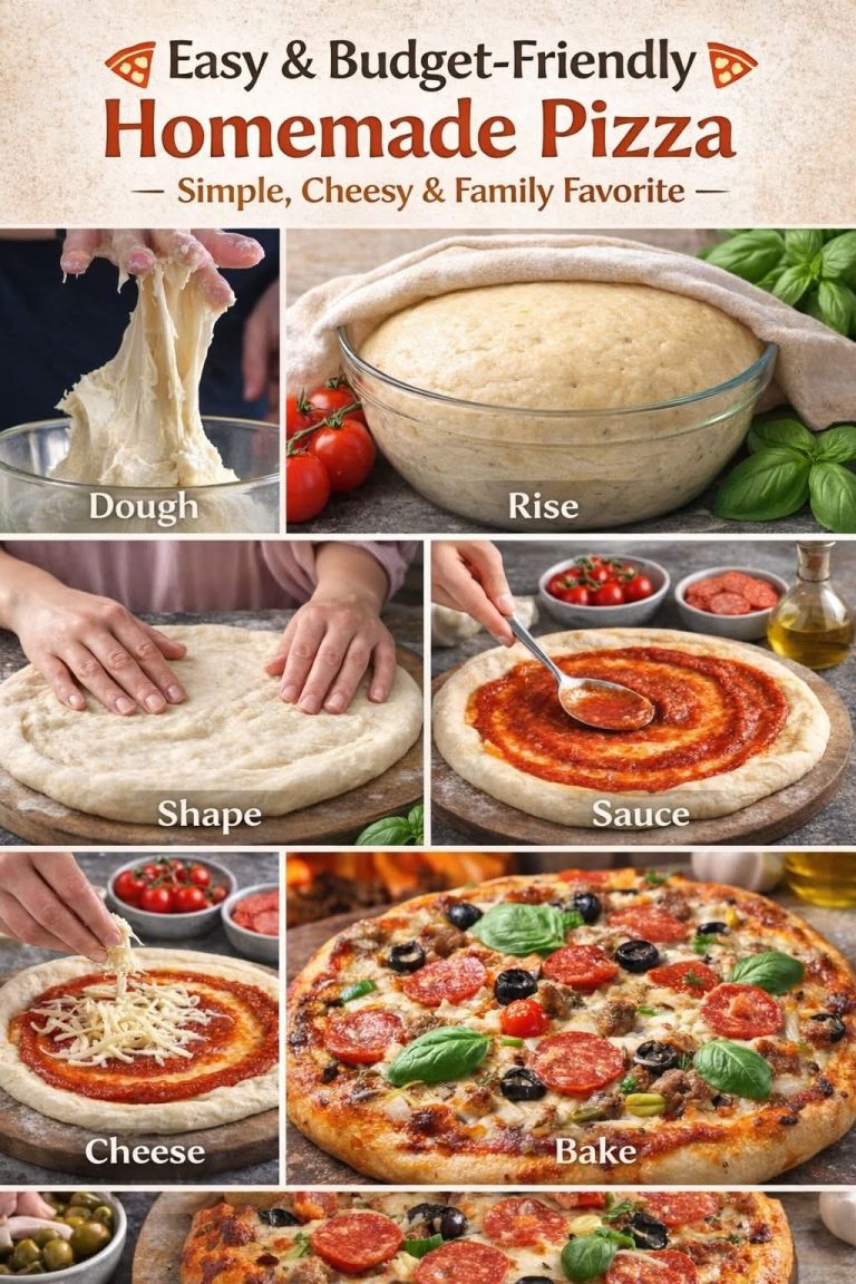 Easy & Budget-Friendly Homemade Pizza – Recipes Pro