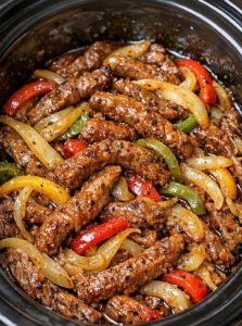 5-Ingredient Slow Cooker Steak Fajitas – Recipes Pro
