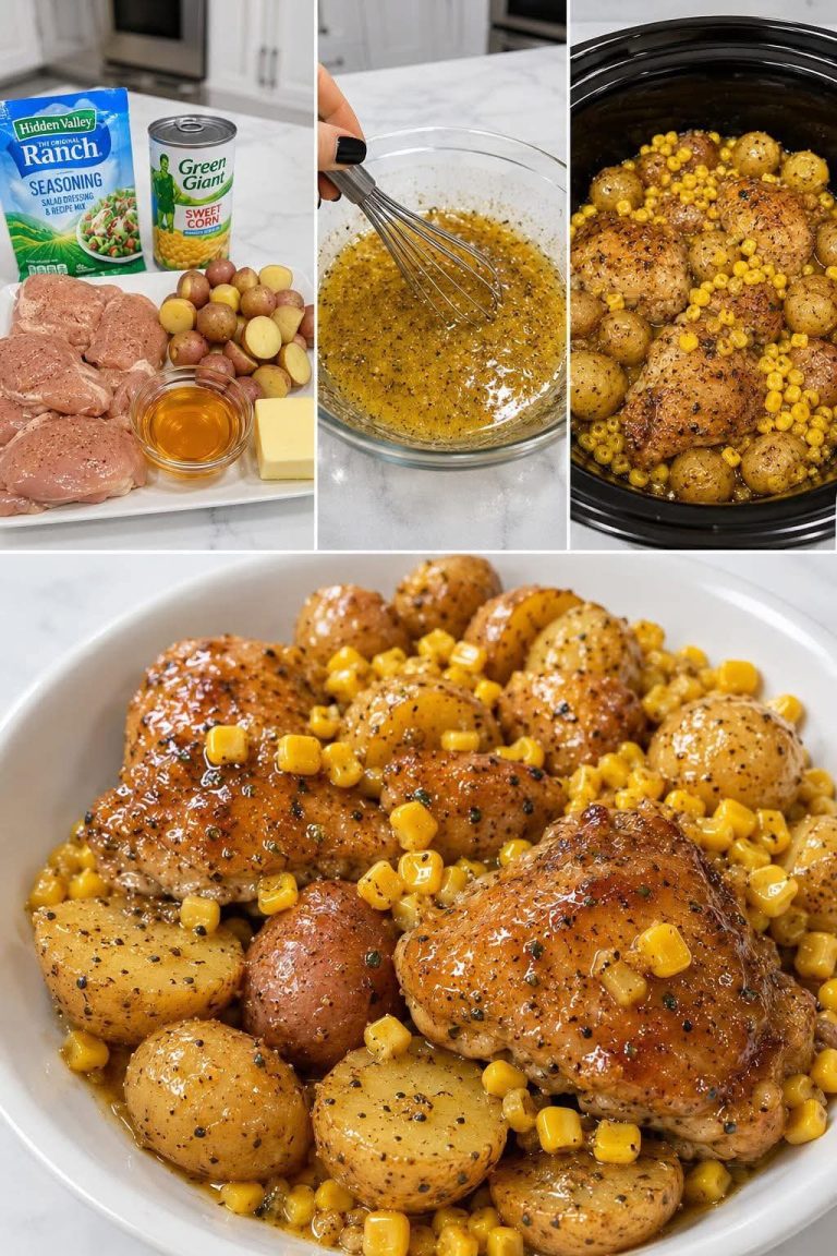 Crockpot Honey Butter Chicken, Ranch Potatoes & Sweet Corn – Recipes Pro