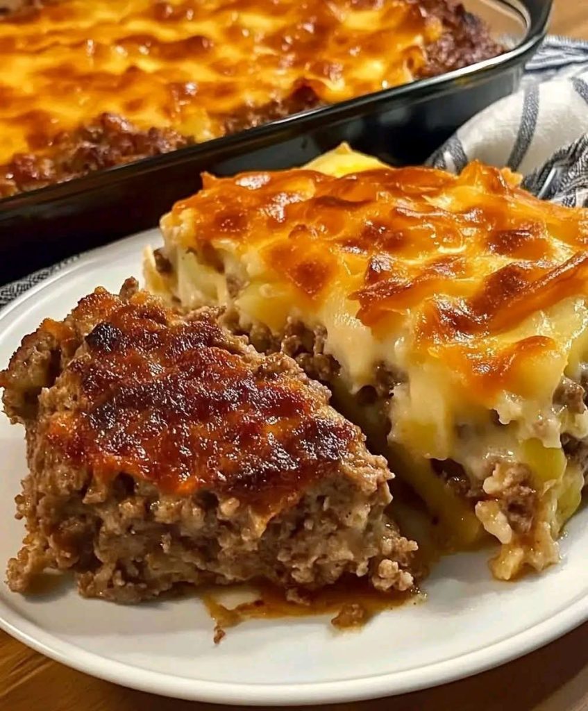 Cowboy Meatloaf and Potato Casserole – Recipes Pro